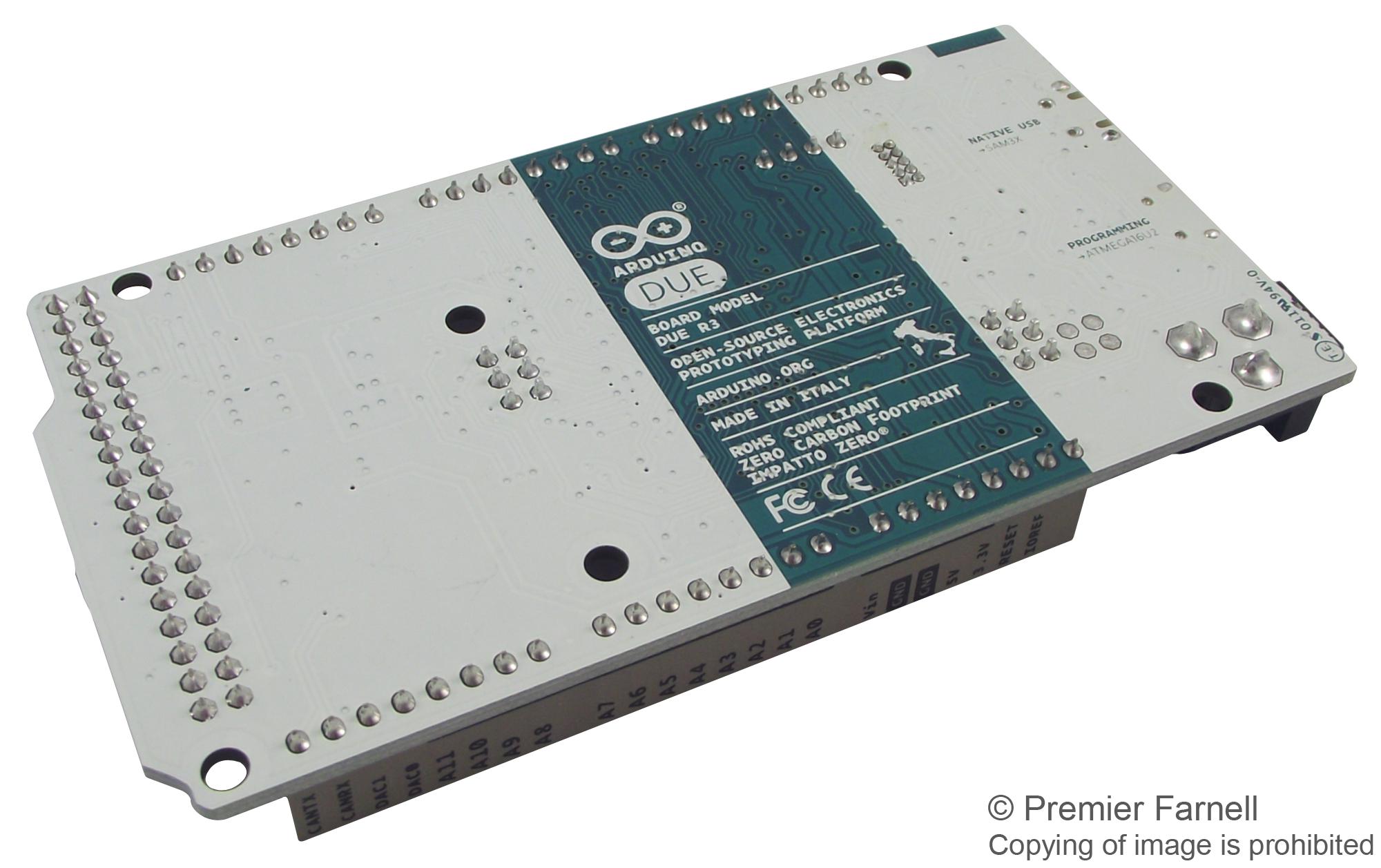 A000062 Arduino Sbc Arduino Due At91sam3x8e Farnell Uk