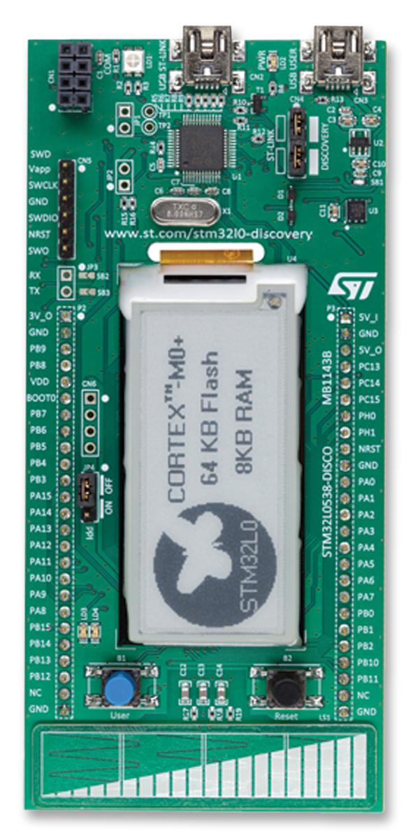 Stm32l0538 Disco Stmicroelectronics Development Board Stm32l053c8t6 Mcu On Board Debugger