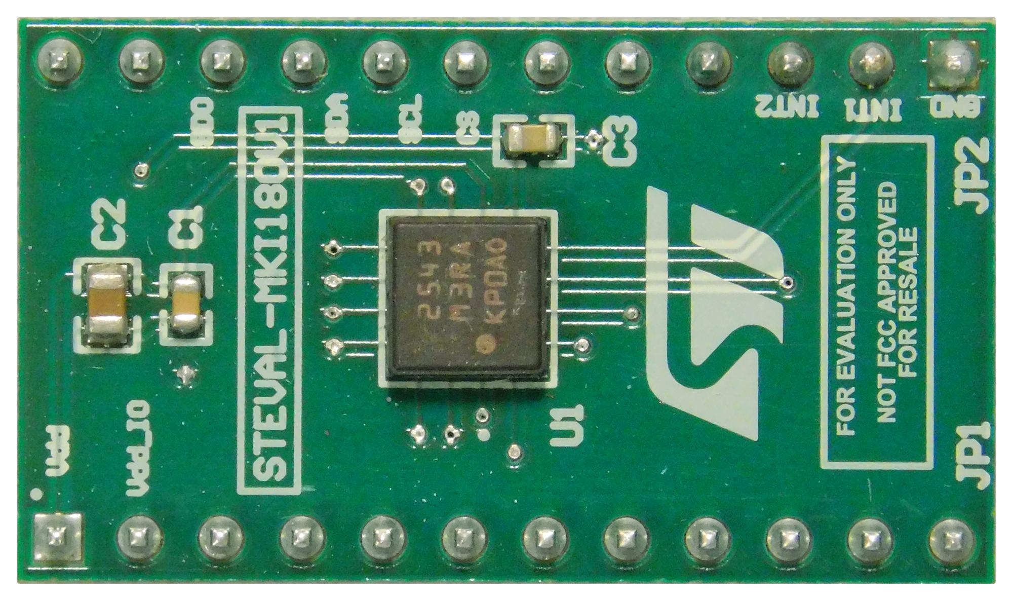 Steval Mki180v1 Stmicroelectronics Adapter Board Lis3dhh Mems Digital Output Motion Sensor 3