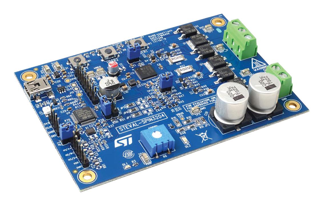 Steval Spin3204 Stmicroelectronics Evaluation Board Stspin32f0b Three Phase Bldc Controller 