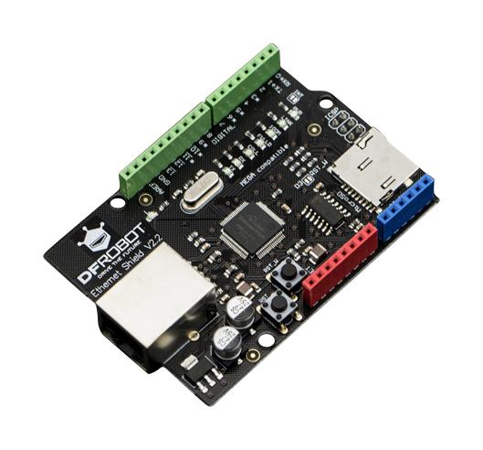 Dfr0125 Dfrobot Expansion Board Dfrduino Ethernet Shield V2 Arduino Mega 1280 And 2560arduino