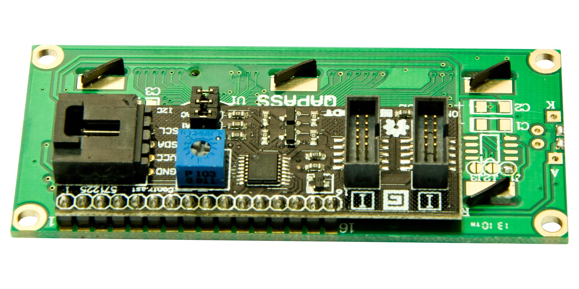 Dfr0063 Dfrobot Expansion Board I2c 16x2 Arduino Lcd Display Module Arduinogenuino Uno