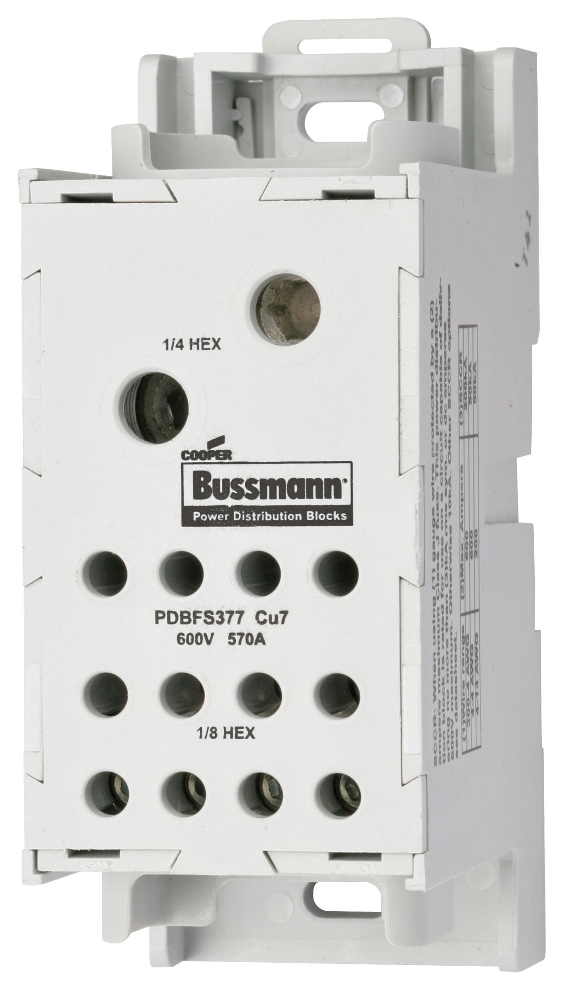 PDBFS377 Eaton Bussmann, TERMINAL BLOCK, POWER DISTRIBUTION, 1POS ... PDBFS377 Eaton Bussmann, TERMINAL BLOCK, POWER DISTRIBUTION, 1POS ...